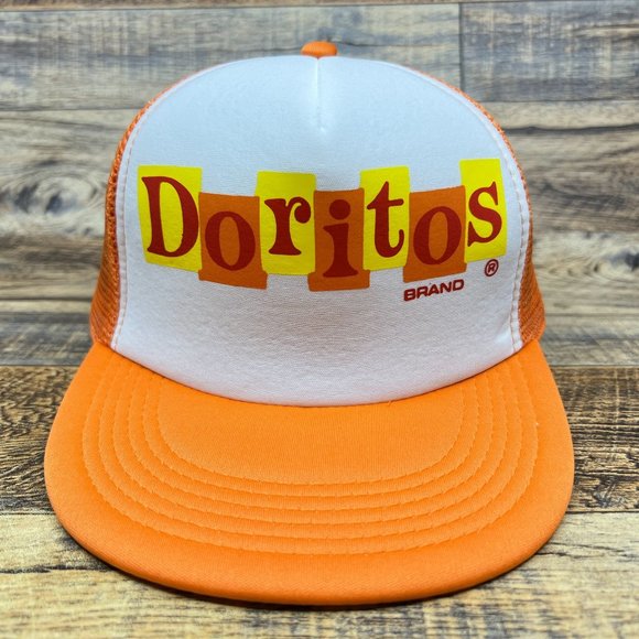 Unbranded | Accessories | Vintage Doritos Mens Trucker Hat Orange ...